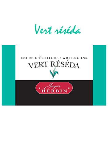 J. Herbin Fountain Pen Ink - 30 ml Bottled - Vert Reseda