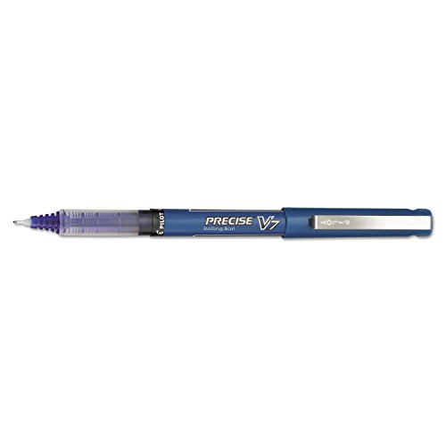 Precise® V7 Rolling Ball Pen, Fine Point, Blue Ink, Box Of 12 (35349)