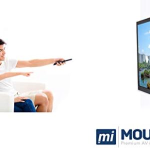 Mount-It! Low-Profile Large TV Mount | Flush TV Wall Mount | Ultra-Slim Fixed TV Mount for 42-70 in. Screen TVs | VESA Compatibility up to 800x400 | 220 lbs Capacity