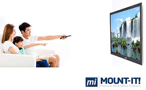 Mount-It! Low-Profile Large TV Mount | Flush TV Wall Mount | Ultra-Slim Fixed TV Mount for 42-70 in. Screen TVs | VESA Compatibility up to 800x400 | 220 lbs Capacity