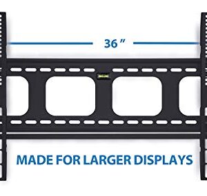 Mount-It! Low-Profile Large TV Mount | Flush TV Wall Mount | Ultra-Slim Fixed TV Mount for 42-70 in. Screen TVs | VESA Compatibility up to 800x400 | 220 lbs Capacity