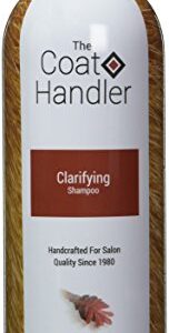 The Coat Handler Clarifying Dog Shampoo, 16 oz - Natural Ingredients, Brightening, Removes Stains and Dirt, Brightens All Coat Colors, Professional Grade Grooming Shampoo, Bulk Concentrated