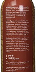 The Coat Handler Clarifying Dog Shampoo, 16 oz - Natural Ingredients, Brightening, Removes Stains and Dirt, Brightens All Coat Colors, Professional Grade Grooming Shampoo, Bulk Concentrated