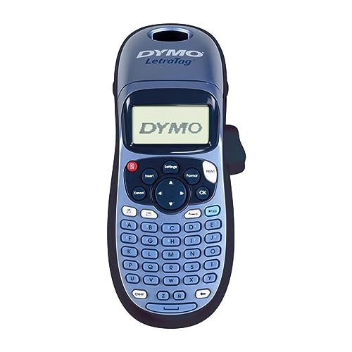 DYMO Label Maker LetraTag 100H Handheld Label Maker, Easy-to-Use, 13 Character LCD Screen, Great for Home & Office Organization