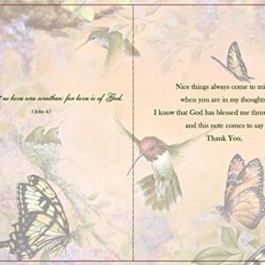 Gracefully Yours Thinking of You Simpler Times Greeting Cards featuring Larry Martin, 12, 4 designs/3 each with Scripture Message