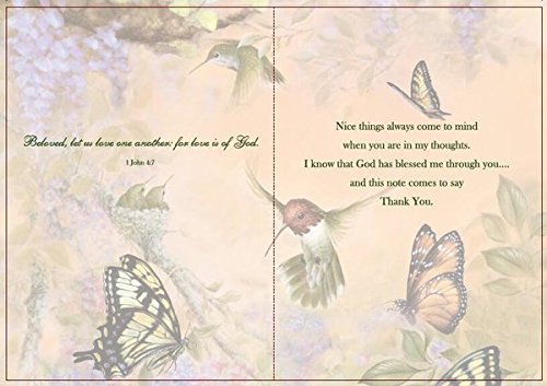 Gracefully Yours Thinking of You Simpler Times Greeting Cards featuring Larry Martin, 12, 4 designs/3 each with Scripture Message