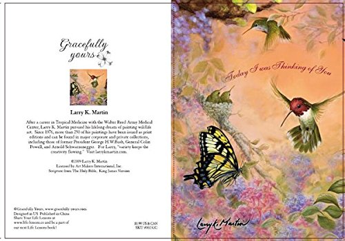 Gracefully Yours Thinking of You Simpler Times Greeting Cards featuring Larry Martin, 12, 4 designs/3 each with Scripture Message