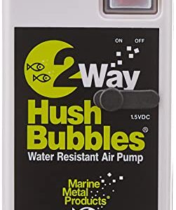 135317 Marine Metal 2WY Bubbl Quiet 12 Vdc/110V 2 D Batt 52HRs B17