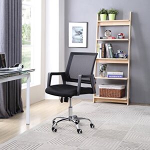 Hodedah Import HI-4025 Black Mesh Office Chair