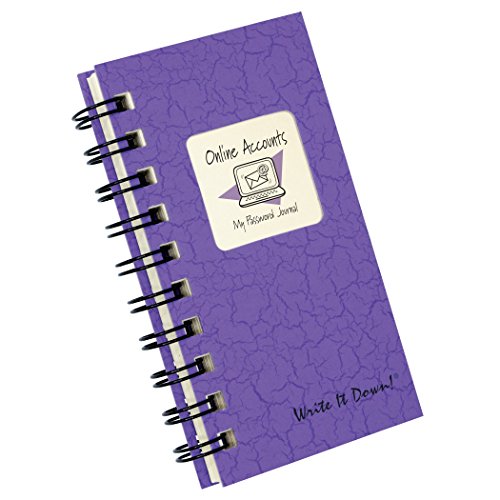 An Online Journal - My Password Journal, MINI Color Hard Cover