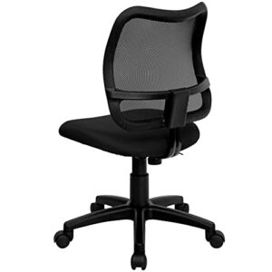 Flash Furniture Alber Mid-Back Black Mesh Swivel Task Office Chair