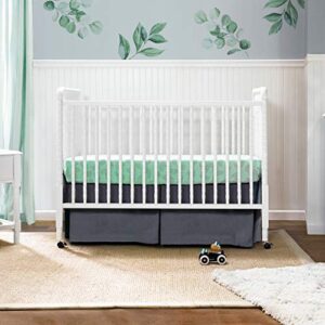 DaVinci Jenny Lind 3-in-1 Convertible Crib in White, Removable Wheels, Greenguard Gold (Mattress Not Included)