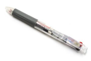 zebra sarasa 3 color gel ink multi pen - 0.5 mm - clear body