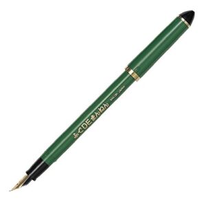 sailor fude de mannen - stroke style calligraphy fountain pen - bamboo green - nib angle 55 degrees (11-0127-767)