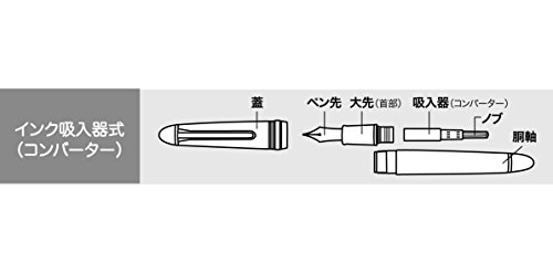 Sailor Fude De Mannen - Stroke Style Calligraphy Fountain Pen - Bamboo Green - Nib Angle 55 Degrees (11-0127-767)