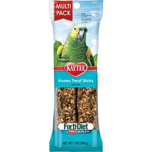 kaytee products forti-diet parrot honey stick 7 oz