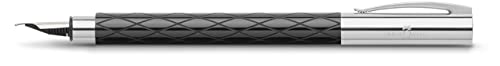 Faber-Castell Ambition Fountain Pen, Rhombus Black - Medium