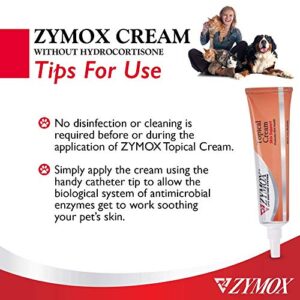 Pet King Brands ZYMOX Veterinarian Strength Topical Cream for Dogs and Cats, 1oz