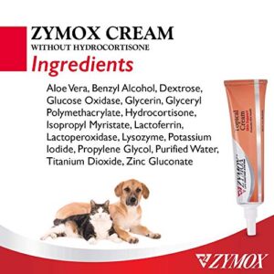 Pet King Brands ZYMOX Veterinarian Strength Topical Cream for Dogs and Cats, 1oz