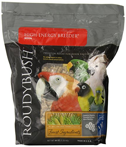 RoudyBush High Energy Breeder Bird Food, Medium, 44-Ounce