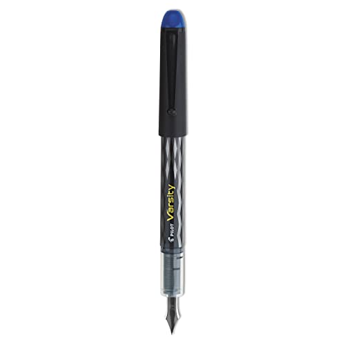 Pilot 90011 Varsity Fountain Pen, Medium, Blue Ink, Sold as 1 Each