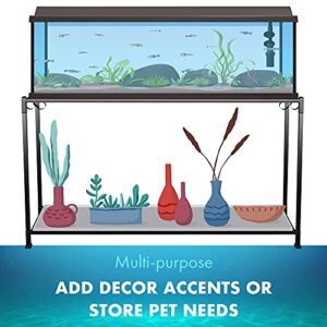 TitanEze 55 Gallon Double Aquarium Stand (2 Stands in 1), Fish Tank Stand, Bird Cage Stand, 50.5" W x 32" H x 13" D