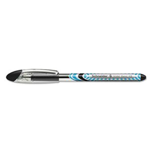 schneider 151201 ballpoint slider pen, stick, extrabold, black, 10 per box (stw151201)