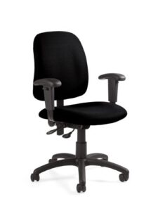 global goal series operator task chair, asphalt