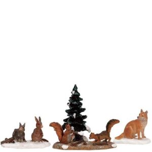 carole towne woodland animals by lemax