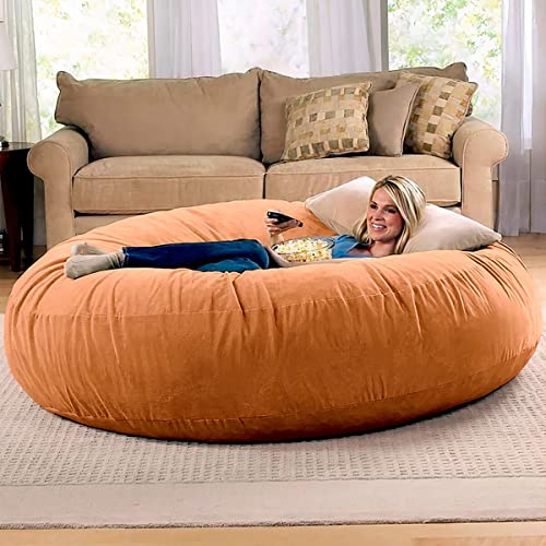 Jaxx 6 Foot Cocoon - Large Bean Bag Chair for Adults, Charcoal