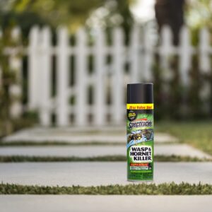 Spectracide Wasp & Hornet Killer Spray, Kills Wasps, Hornets and Yellow Jackets, Sprays Up To 27 Feet, 20 Ounce