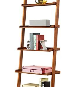 Convenience Concepts American Heritage Bookshelf Ladder, Cherry