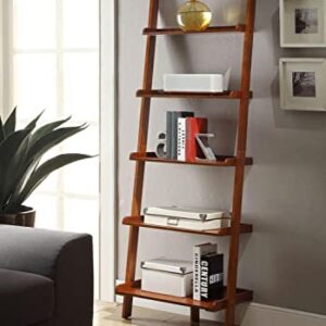 Convenience Concepts American Heritage Bookshelf Ladder, Cherry