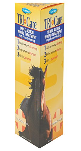 Farnam Triple Action Wound Treatment | for Horses, Ponies and Dogs | 4 oz