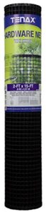 tenax 084070 hardware net, black, 2' x 15'