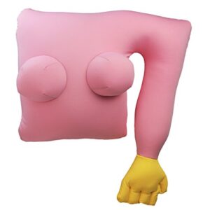 the original girlfriend pillow – cute and fun wife, companion or cuddle buddy – body pillow with benefits – funny unique gag gift idea – body pillow, pink