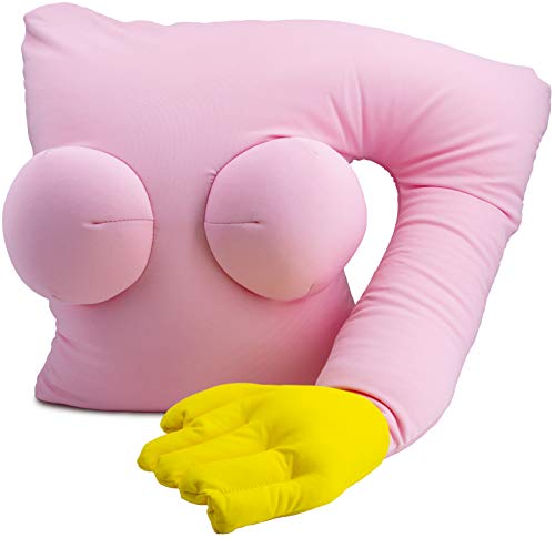 The Original Girlfriend Pillow – Cute and Fun Wife, Companion or Cuddle Buddy – Body Pillow with Benefits – Funny Unique Gag Gift Idea – Body Pillow, Pink