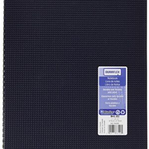 Blueline Duraflex Poly Notebook, Blue, 11 x 8.5 inches, 160 Pages (B41.82)