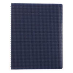 Blueline Duraflex Poly Notebook, Blue, 11 x 8.5 inches, 160 Pages (B41.82)