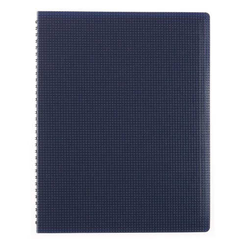 Blueline Duraflex Poly Notebook, Blue, 11 x 8.5 inches, 160 Pages (B41.82)