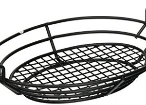 American Metalcraft BSKB811 Baskets, 9.5" Length x 12.9" Width, Black