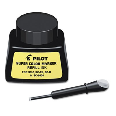 Pilot Pen Corporation of America : Refill Ink, w/ Dropper, 1 oz., Black -:- Sold as 2 Packs of - 1 - / - Total of 2 Each