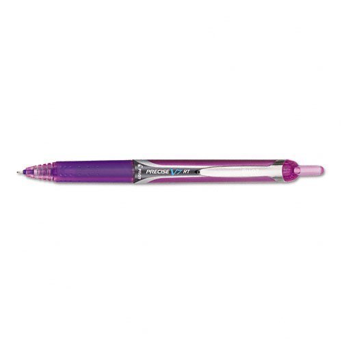 Pilot : Precise V7RT Retr Rolling Ball Pen, Purple Ink, Fine -:- Sold as 2 Packs of - 1 - / - Total of 2 Each