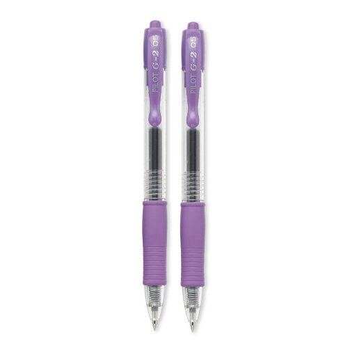 Pilot Pen Corporation of America : Gel Rollerball Pen, Retract,Extra-Fine Pt, Purple -:- Sold as 2 Packs of - 1 - / - Total of 2 Each