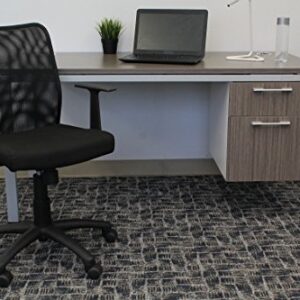 Boss Office Products Budget Mesh Task Chair with Arms in Black