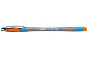 schneider slider memo orange ballpoint pen