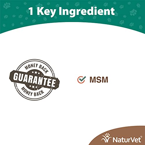 NaturVet MSM Methylsulfonylmethane Pure Joint Support Supplement for Horses, Powder, Made in The USA with Globally Source Ingredients 2 Pounds