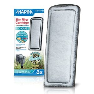 marina slim filter carbon plus ceramic cartridge, (3 pack) , 3 cartridges each