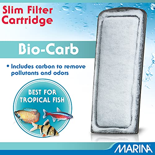 Marina Slim Filter Carbon Plus Ceramic Cartridge, (3 Pack) , 3 Cartridges each