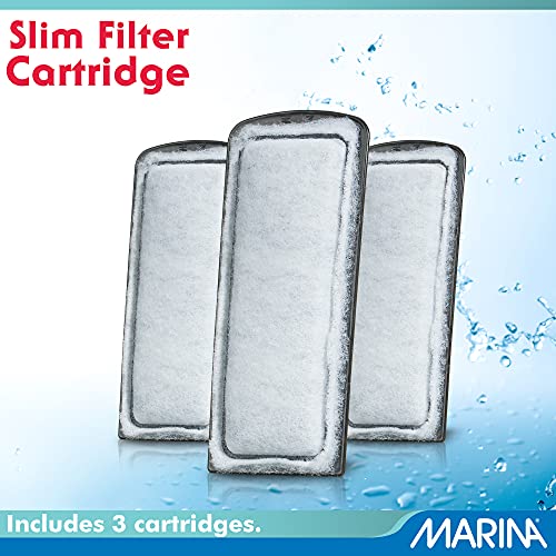 Marina Slim Filter Carbon Plus Ceramic Cartridge, (3 Pack) , 3 Cartridges each